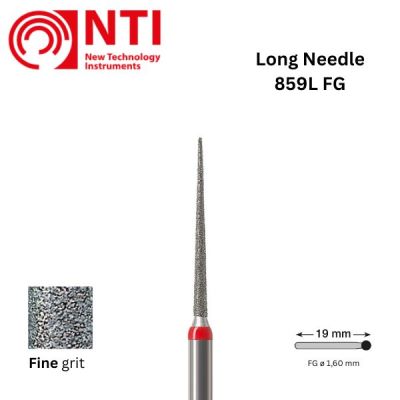 NTI Diamond Flat End Taper 847 (172) Coarse FG bur 10/Pk