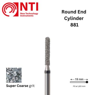 NTI Diamond Round 801 Fine FG bur 10/Pk