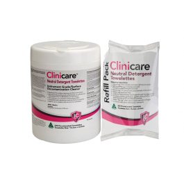 Neutral Detergent Wipes 220 Clinicare