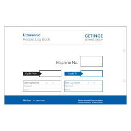 Getinge Meditrax Ultrasonic Record Log Book