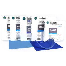 Ongard Isodam Non-Latex Dam Blue Heavy 152mm x 152mm - 20/Box