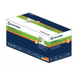 Halyard FLUIDSHIELD Face Mask Level 3 Fog Free Ear-loop 40/Box