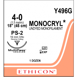 Monocryl (Absorbable) Suture 12/Box