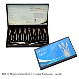 ProSharp Extraction Forceps Anatomical Handle - Set of 10
