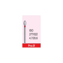 Mani Diamond Bur Football/Egg FG Fine 5/Pk - PRO-3F (277/022 - 4.7/20.6)